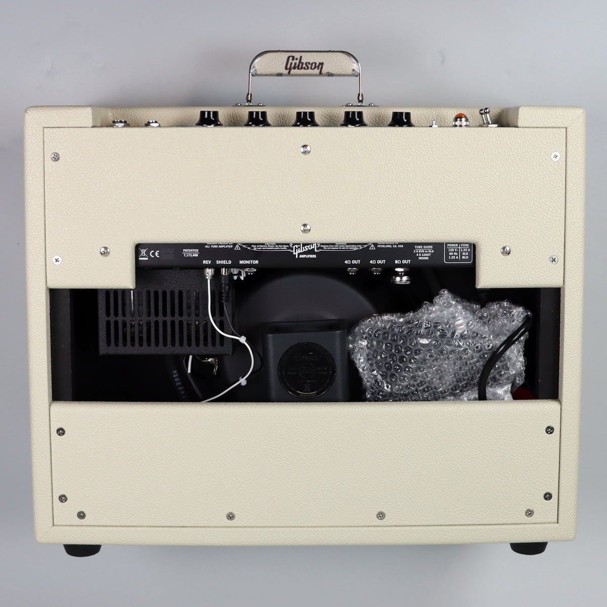 Gibson Falcon 20 Combo Amp Cream Bronco w/ Oxblood Grille – Detroit Guitar