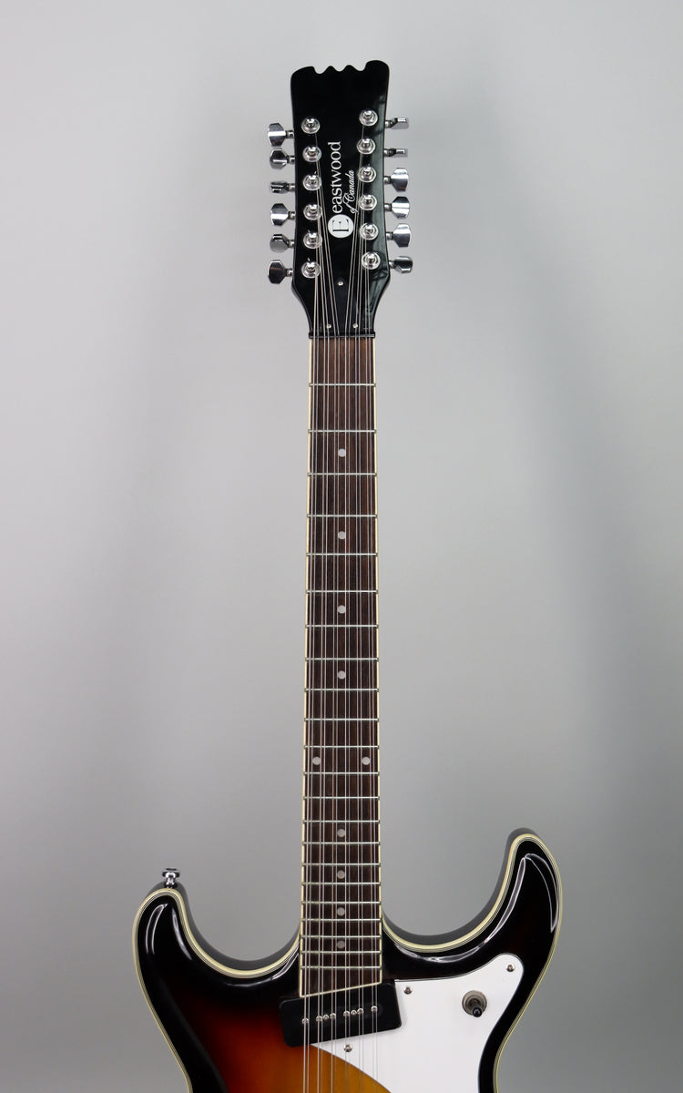 Used 2019 Eastwood Sidejack 12 STD Sunburst – Detroit Guitar