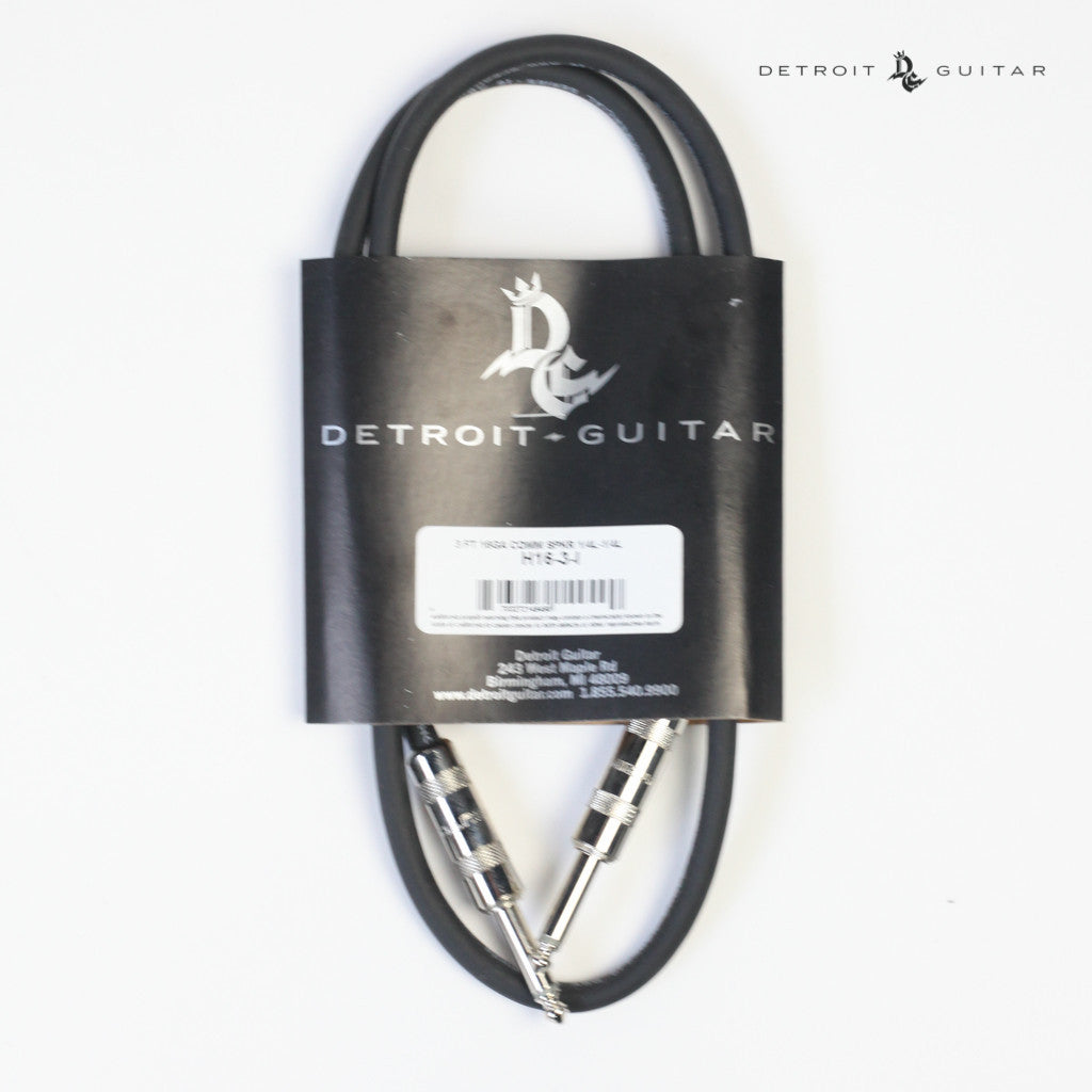 Detroit Guitar 3' Speaker Cable